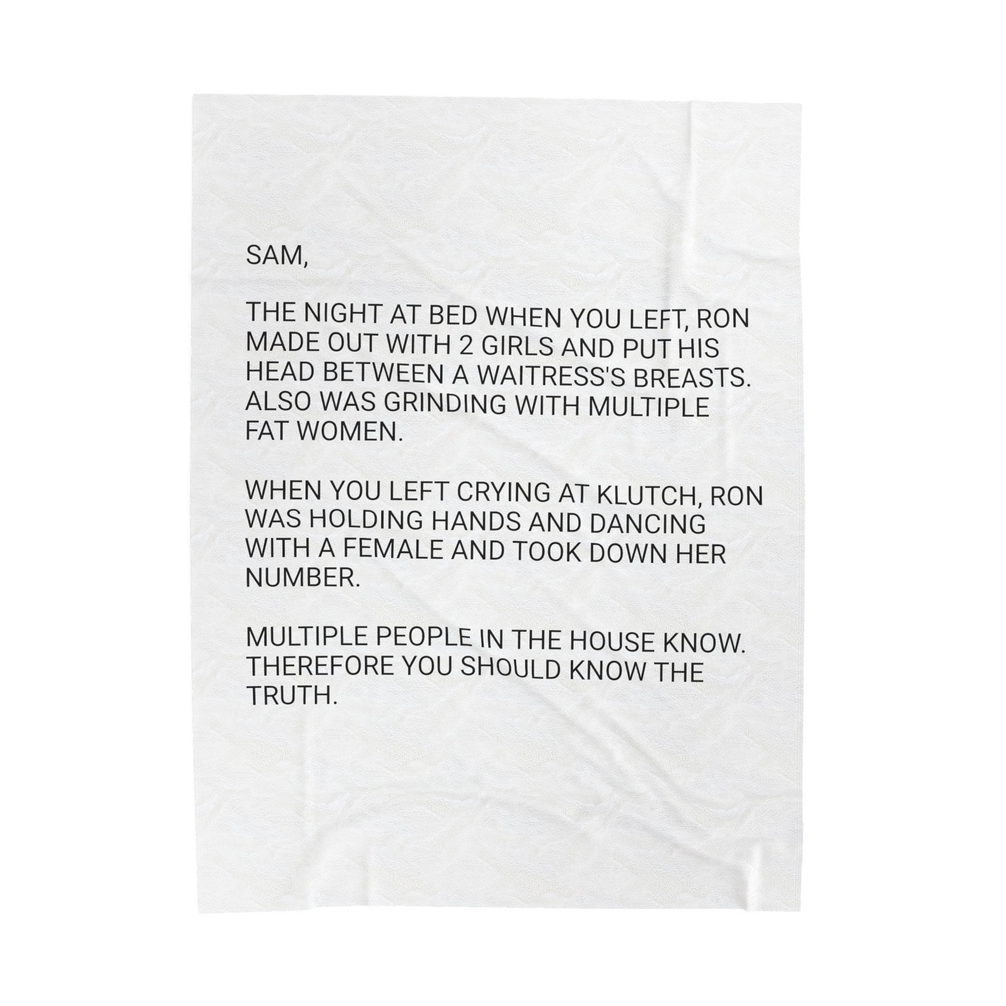 Jersey Shore the Note Velveteen Plush Blanket - Etsy