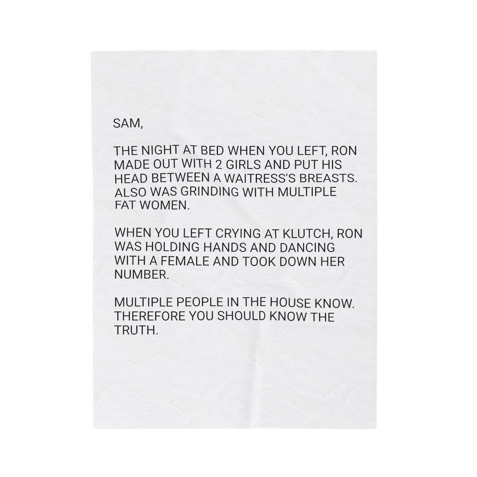 Jersey Shore the Note Velveteen Plush Blanket - Etsy