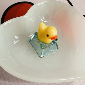 Translucent Rubber Duck in Bubble Bath ESC Keycap for Mechanical ...
