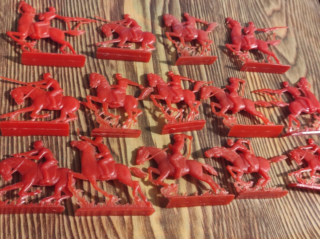 Vintage Collectible Soviet Figurines-soldiers (knnitsa of the Soviet ...
