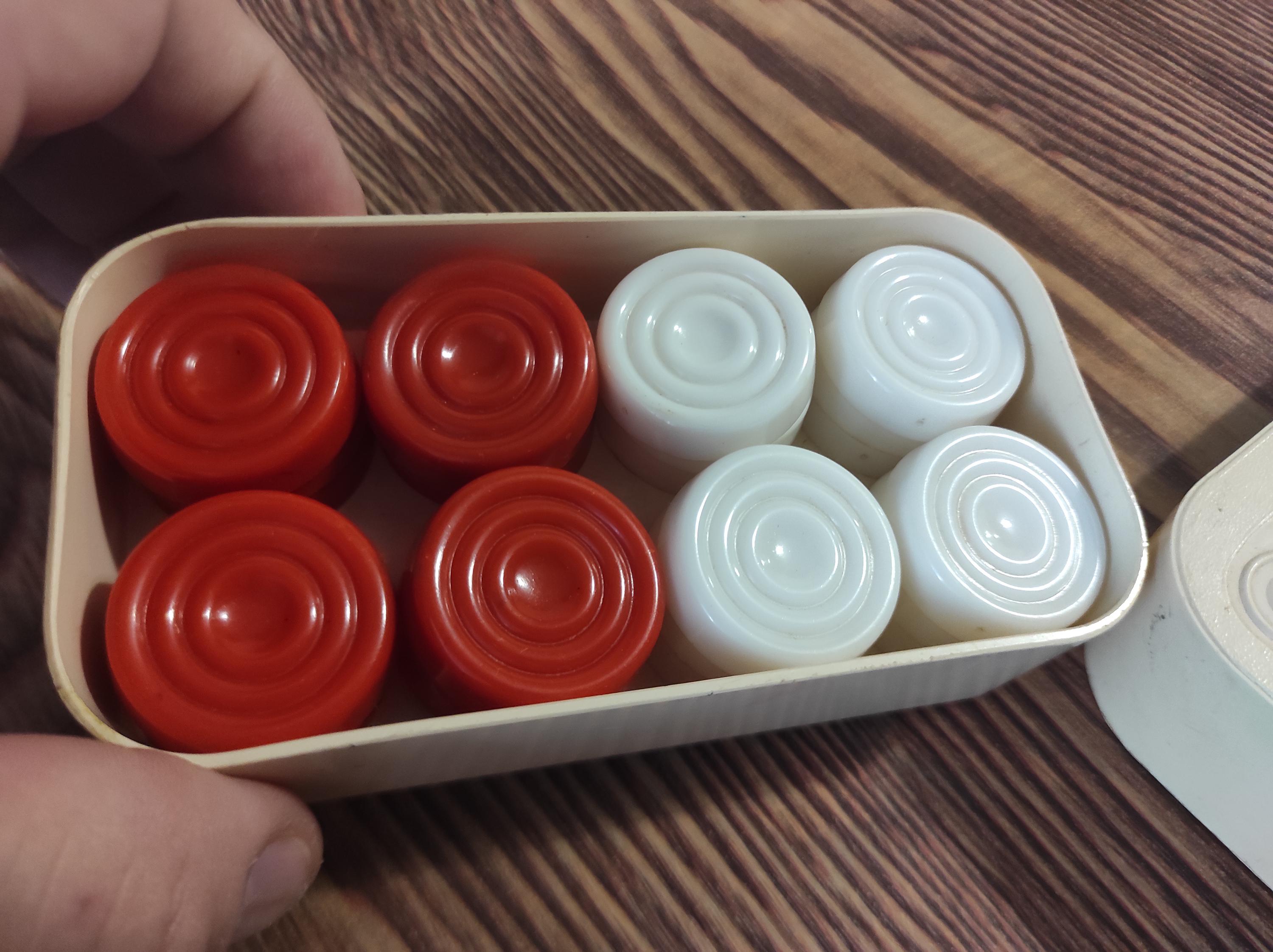 Vintage Soviet Camping Checkers Mini Plastic in USSR Box Original ...
