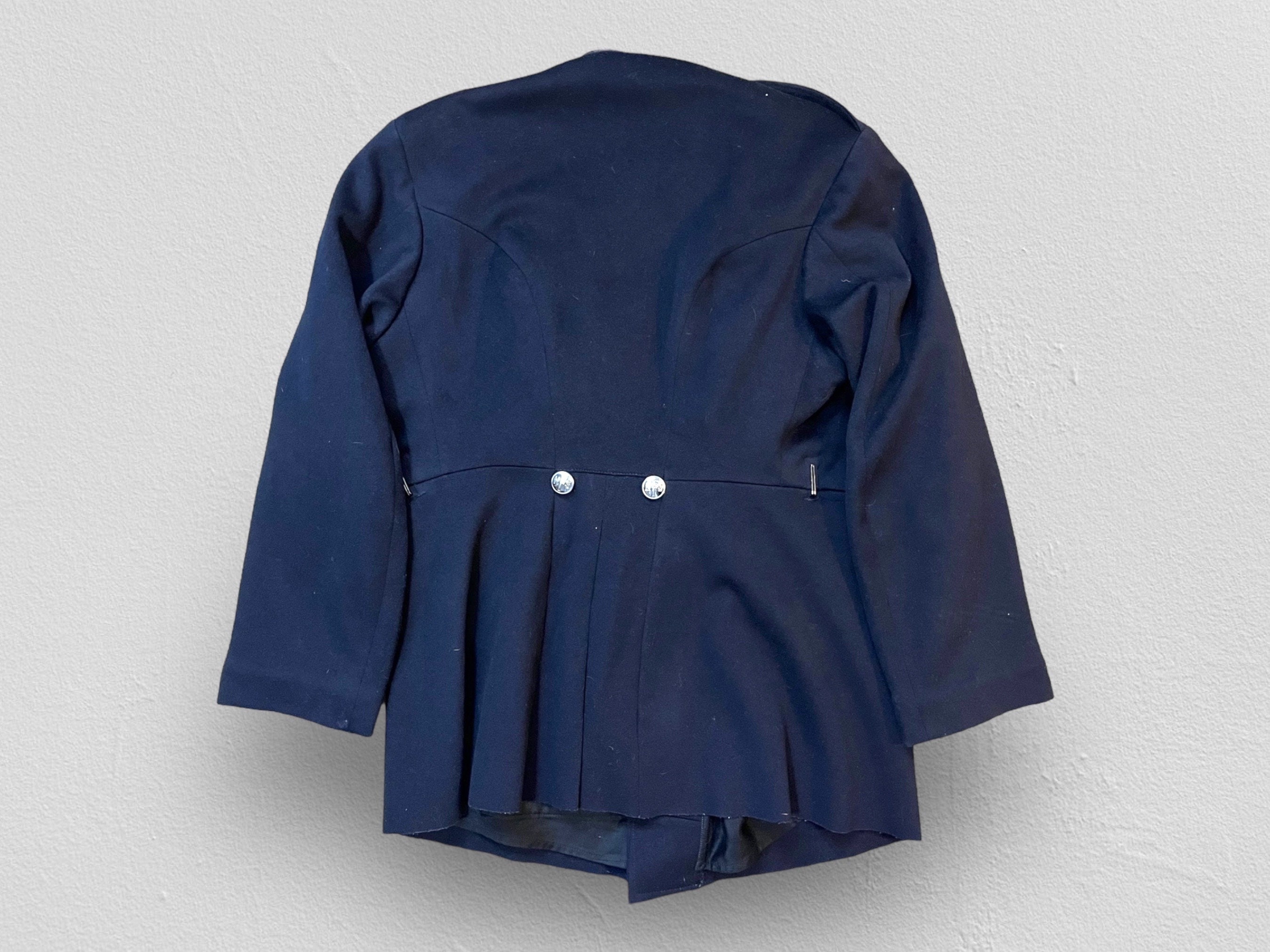 Vintage 50s British Fireman Tunic Double Breasted Heavy Coat Moore ...