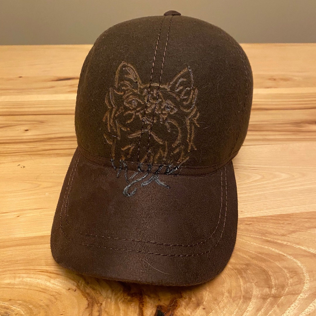 Hand Burned Baseball Hat - Etsy