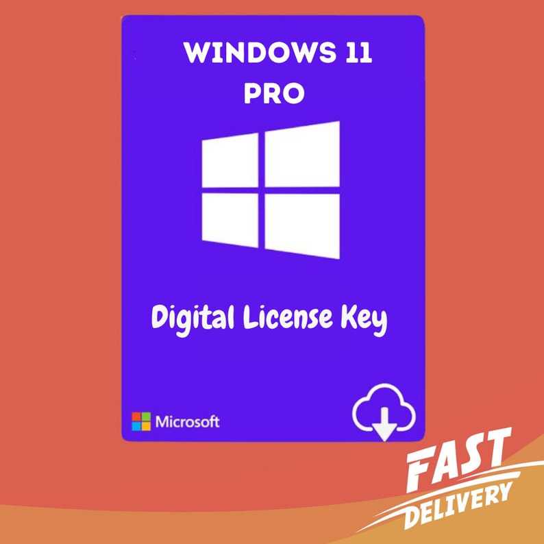 Windows 11 PRO Digital License Key Lifetime Activation - Etsy Australia
