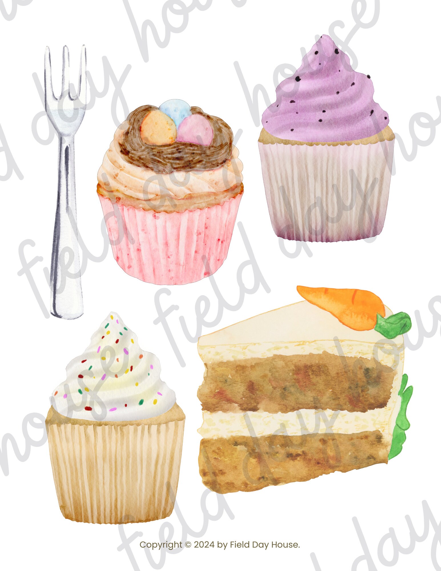 Bunny Bakery Pretend Play Kit - Easter Dramatic Play Printable - Sweets ...