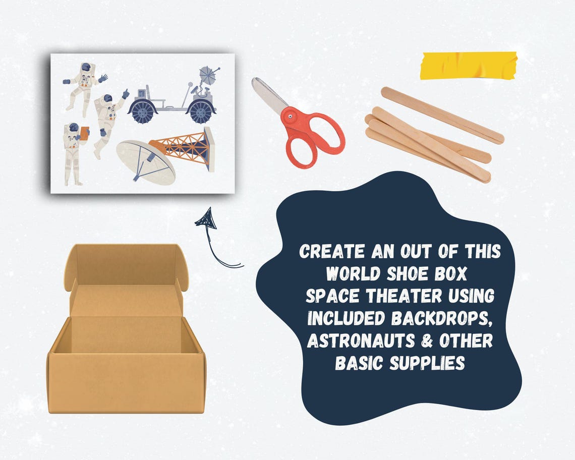Space Dramatic Play Set, Instant Download, Pretend Play Activity ...