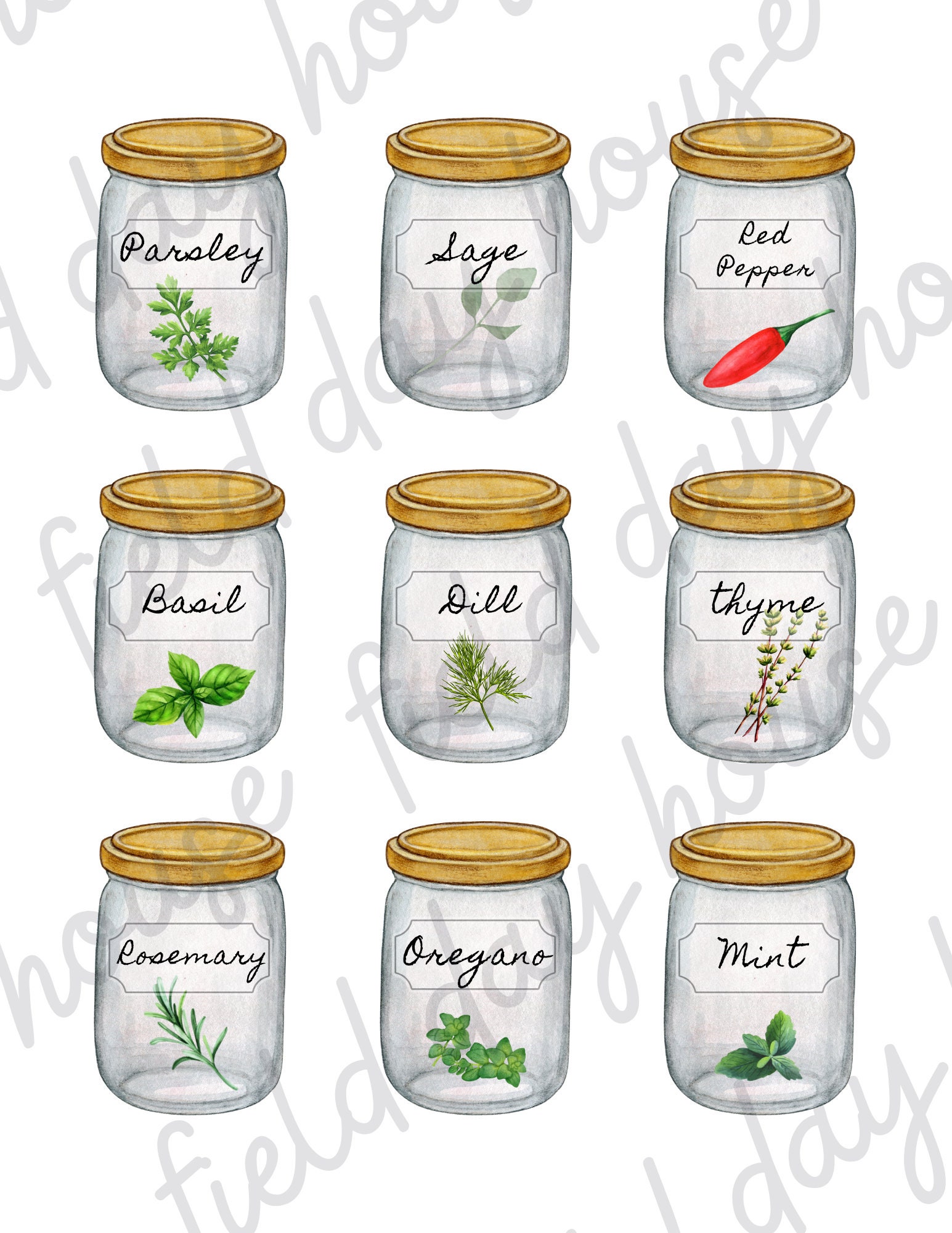 Heritage Kitchen Collection Play Kit - Dramatic Play Printable ...