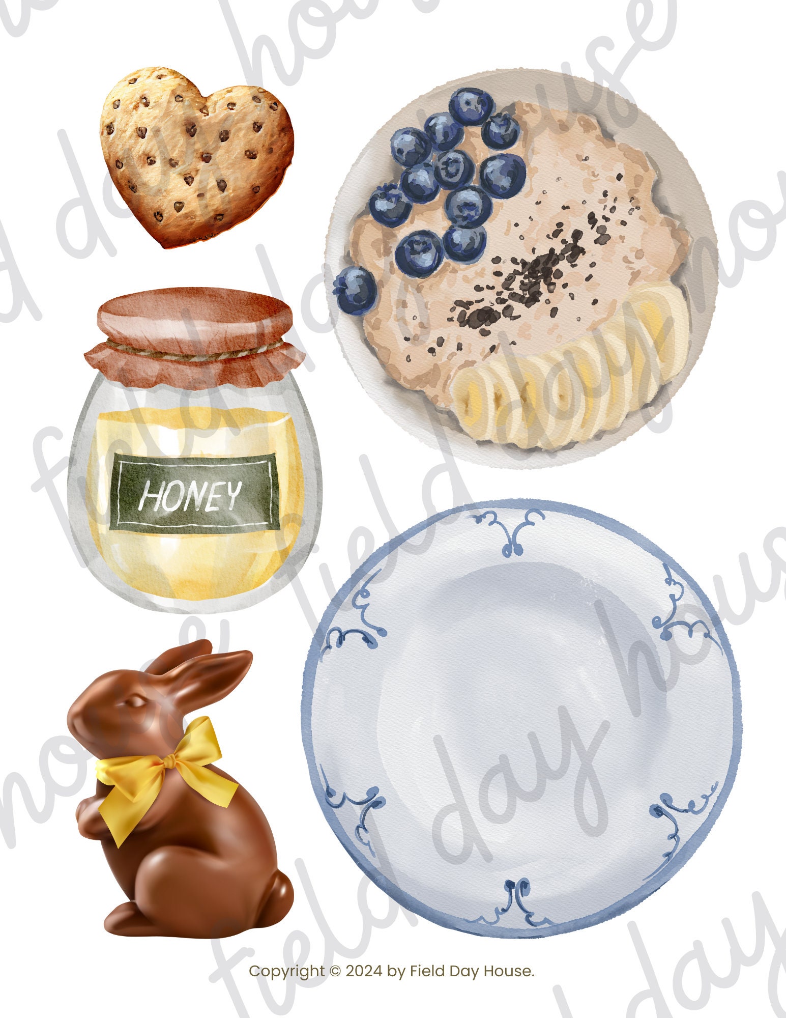 Bunny Bakery Pretend Play Kit - Easter Dramatic Play Printable - Sweets ...