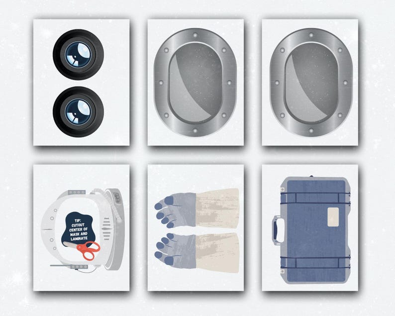 Space Dramatic Play Set, Instant Download, Pretend Play Activity ...