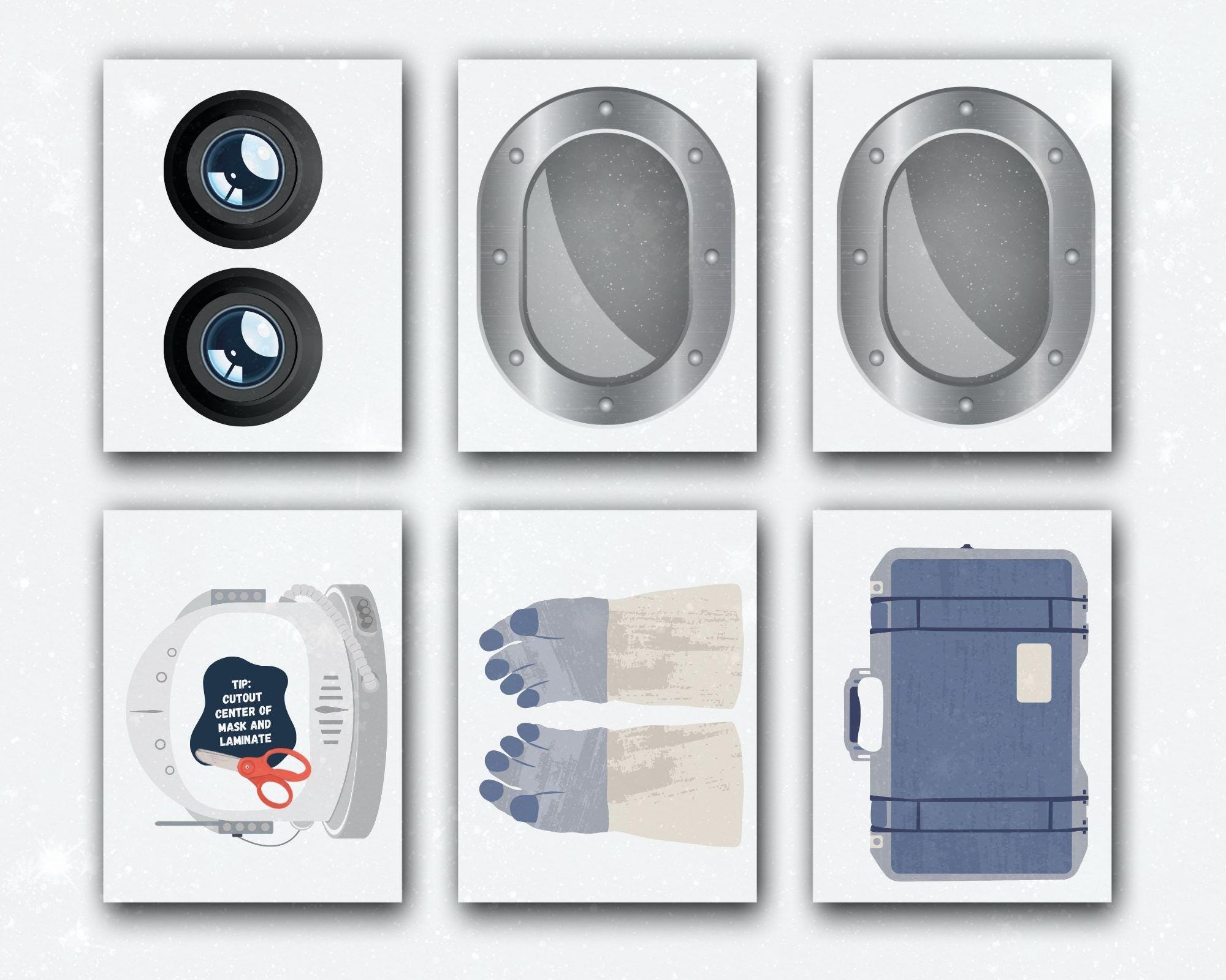 Space Dramatic Play Set, Instant Download, Pretend Play Activity ...