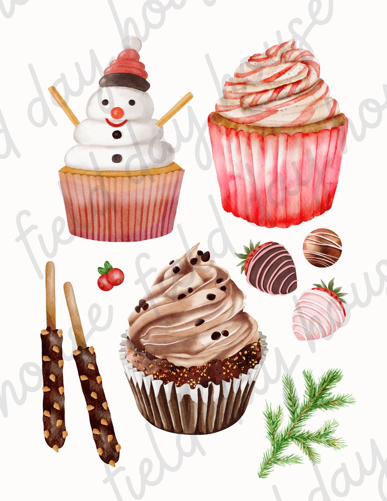 Holiday Bakery Pretend Play Kit - Dramatic Play Printable - Classroom ...