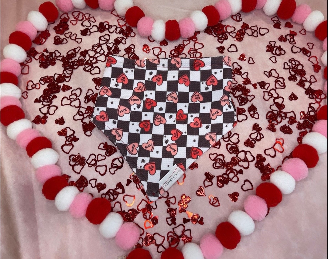 Checkered Candy Hearts - Etsy