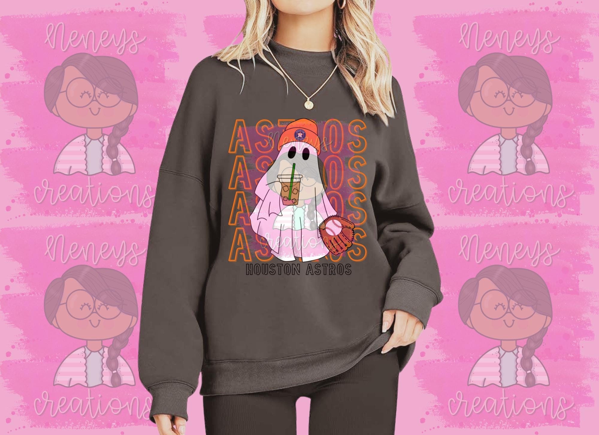 Astros Ghost | Houston Astro Baseball Halloween Ghost PNG File - Etsy