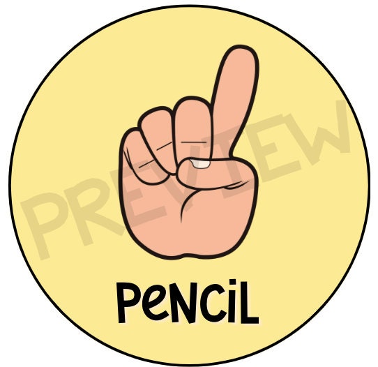 Classroom Hand Signals Classroom Wall Decor - Etsy