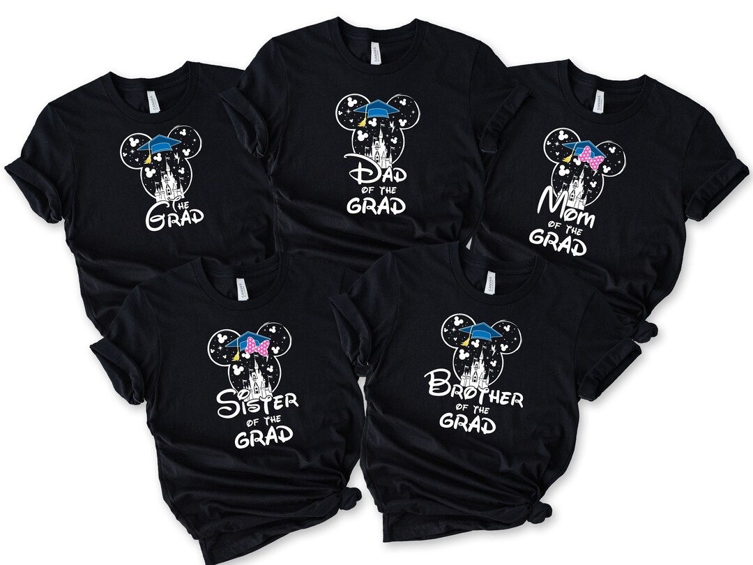 Disney Family Graduation Shirts, Graduate Disney Shirt, 2024 Disney ...