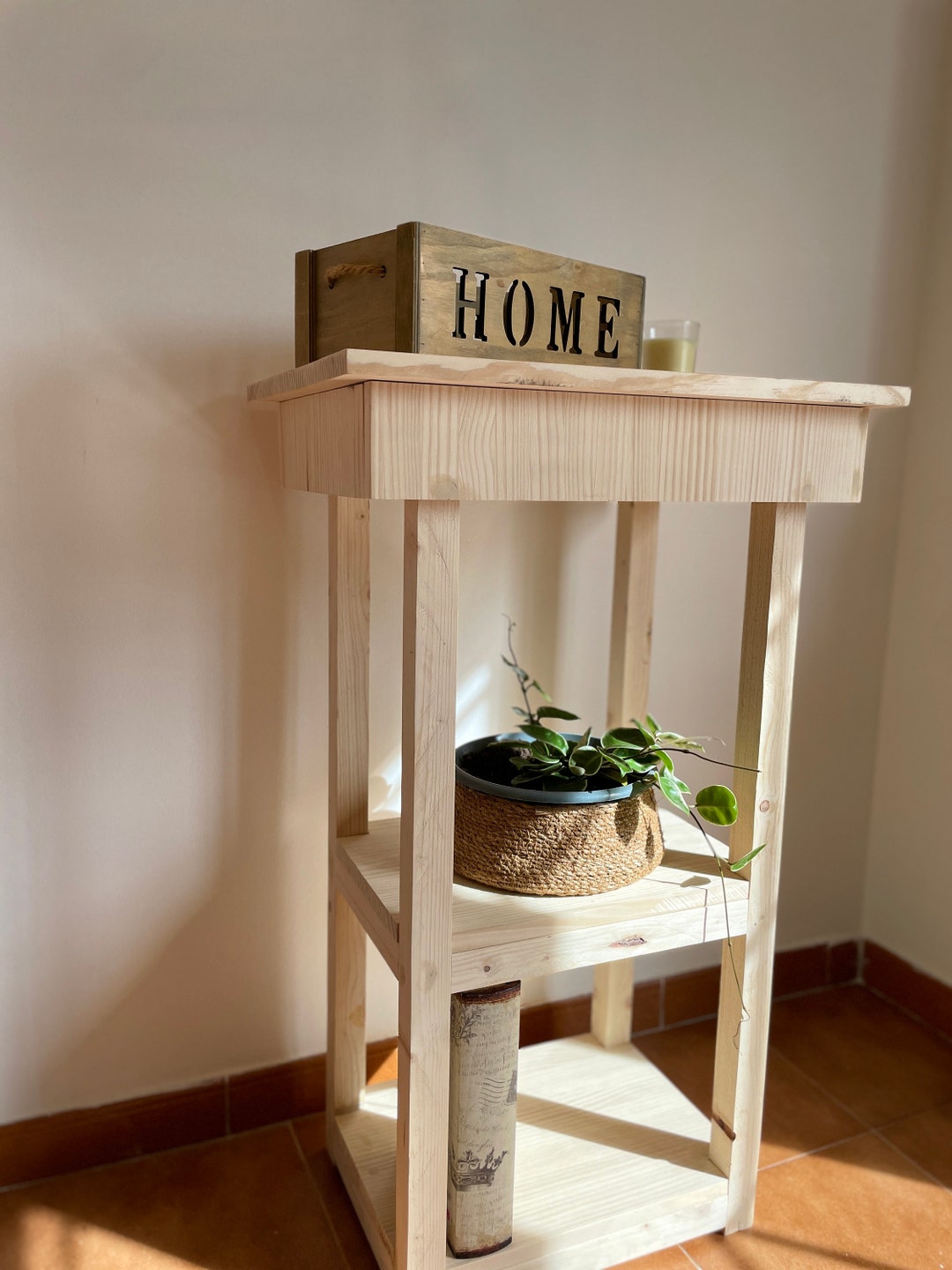 High Auxiliary Table With Secret Compartment and Electronic - Etsy