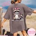Sassy Middle Finger Raccoon Cute but Feral Funny Trash Panda Sarcastic ...