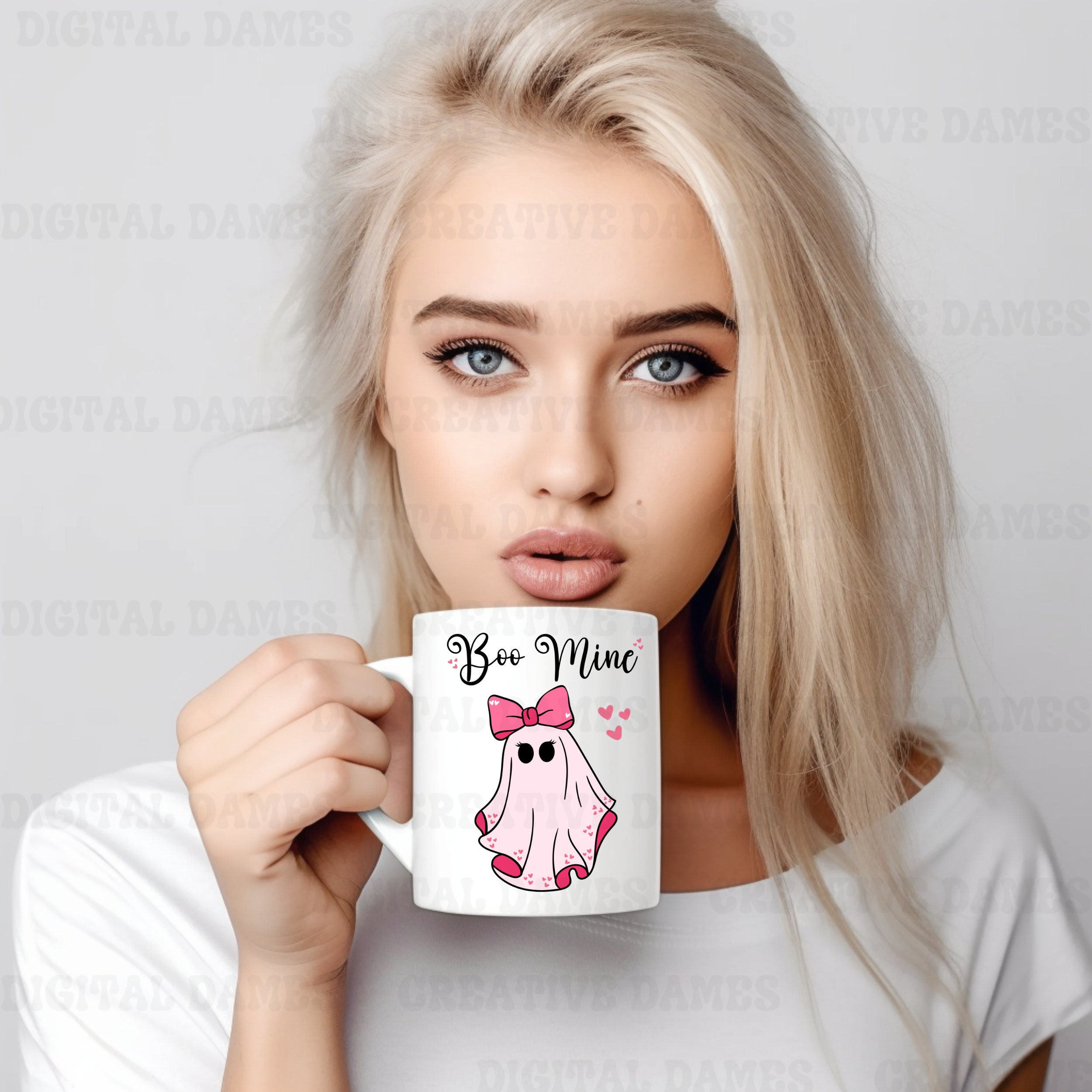 Boo My Valentine Pink Bow Ghost, Be My Boo SVG, Valentines Ghost PNG ...