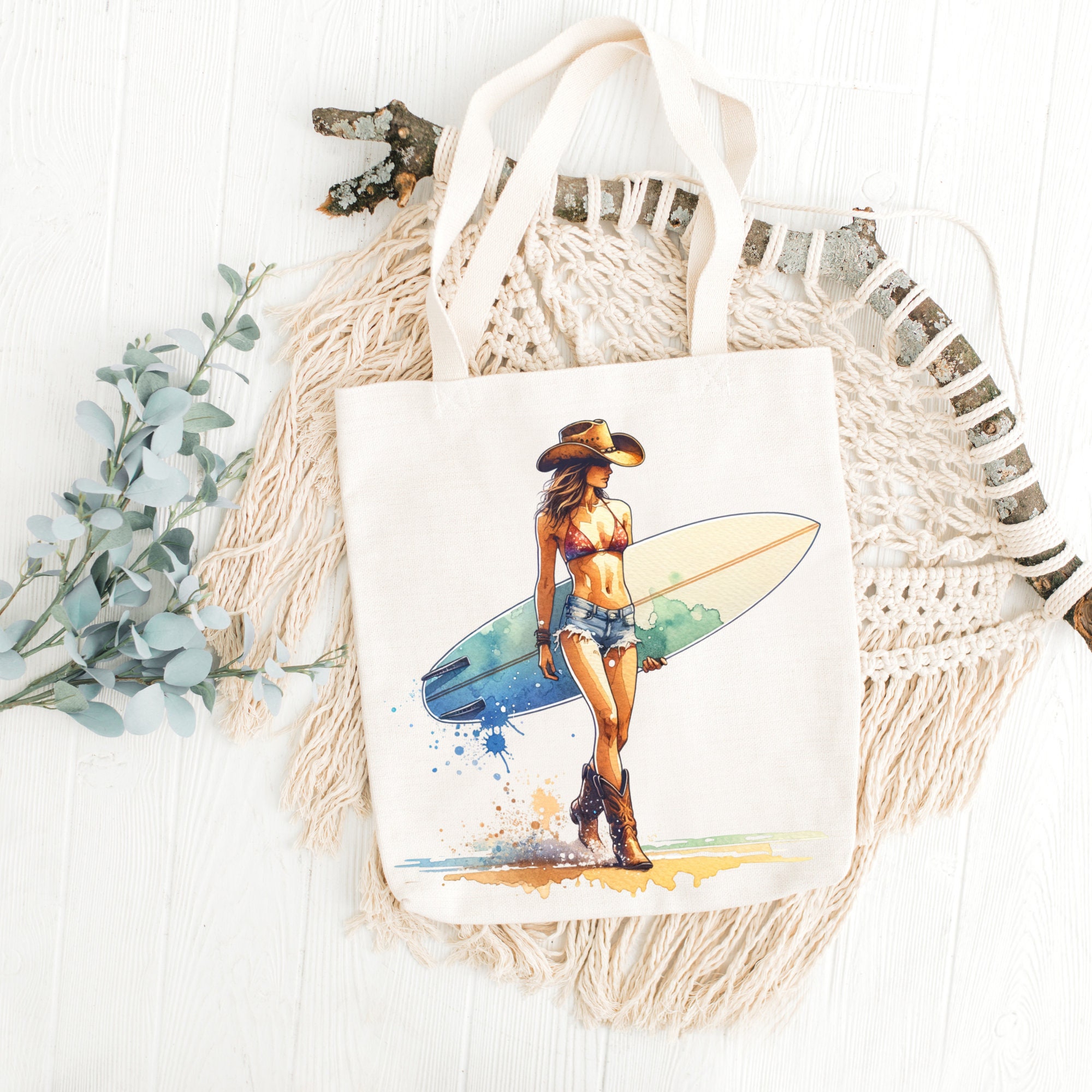 Coastal Cowgirl PNG Digital Download Country Girl Clipart Cowgirl ...