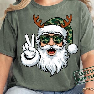 Camo Christmas Santa Hat PNG Camouflage Id Rather Be Hunting ...