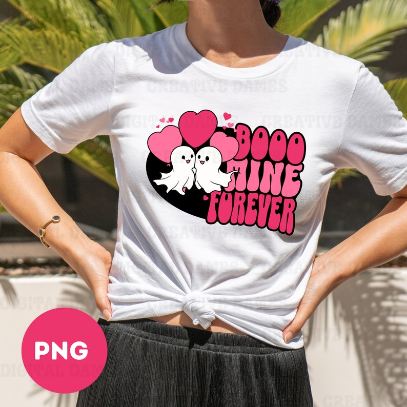 Boo My Forever Valentine Ghost PNG Valentines Boo Couples Ghost ...