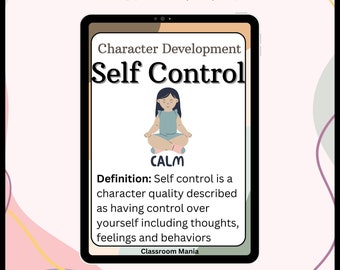 Self-control Lapbook Activity, Social Emotional Learning Writing Craft ...