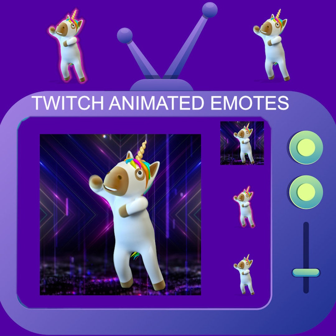 DANCE EMOTE 6 Pack #8 | Animated Emote | Unicorn Emote | Twitch ...