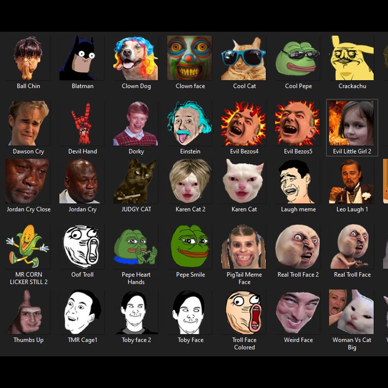 EMOTE BUNDLE 80 PACK 10 Animated & 70 Static Emotes Twitch Emotes ...