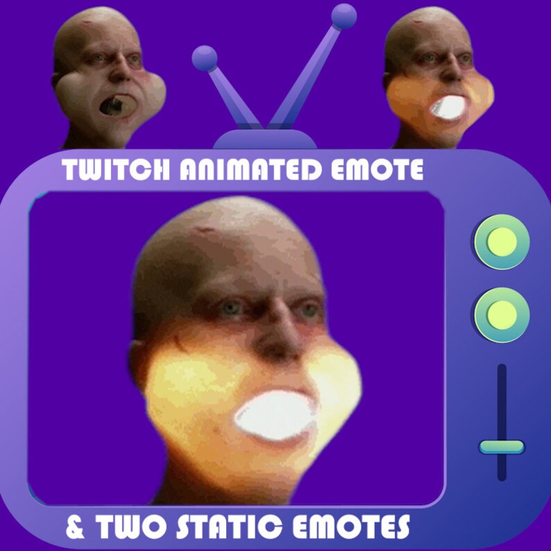 FUNNY TWITCH EMOTES Explosion Grenade Face Animated Emote Funny Emote ...
