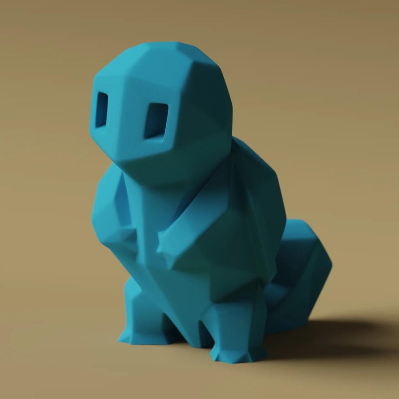 9 Pokemon Low Poly PACK, Minimalist Model, 3D Stl File, 3D STL Bundle ...