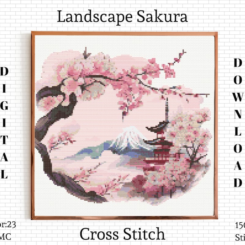 Japanese Cross Stitch - Etsy