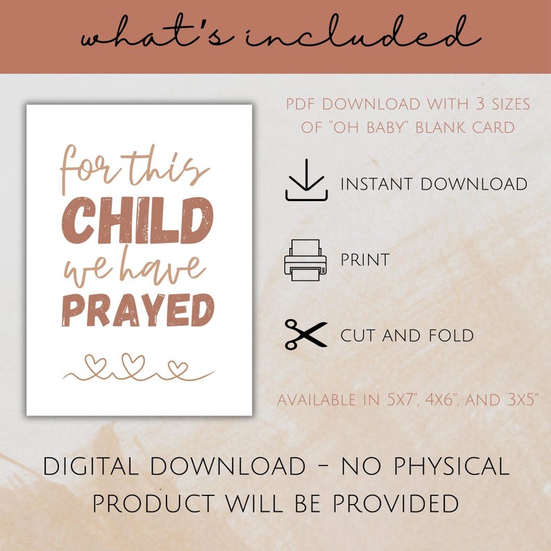 Printable Baby Shower Card | Christian | Neutral Minimal Baby Shower ...