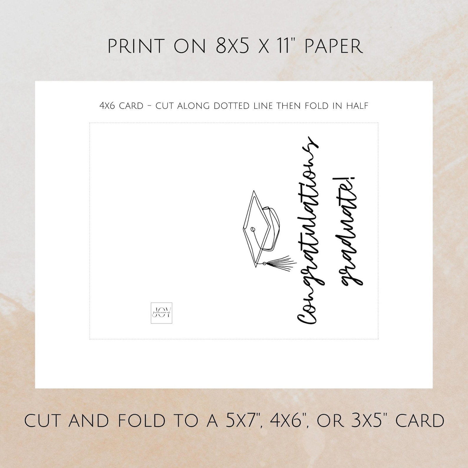 Printable Congratulations Card for Graduate | Highschool Ceremony ...
