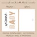 Printable Welcome Baby Card | Minimalist Baby Shower | Newborn Mom ...