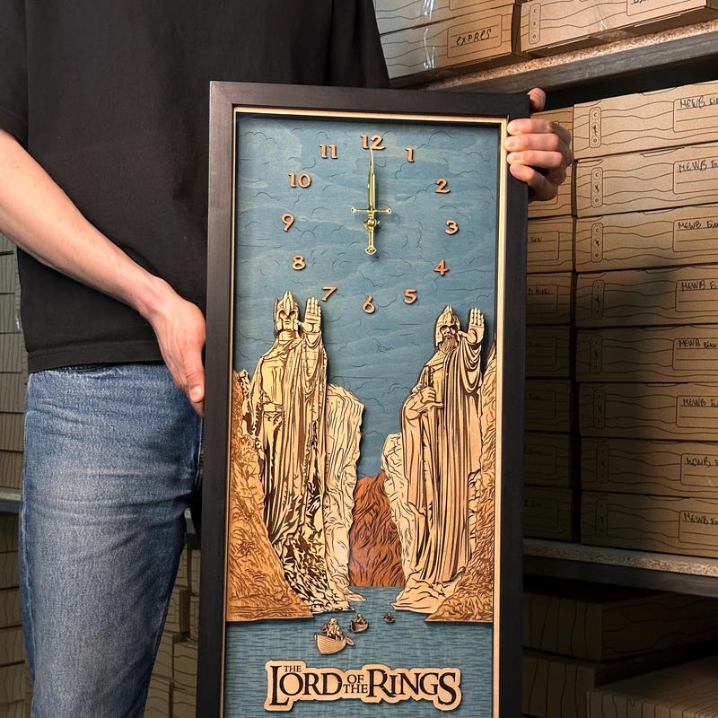 The Argonath Wall Art - Etsy