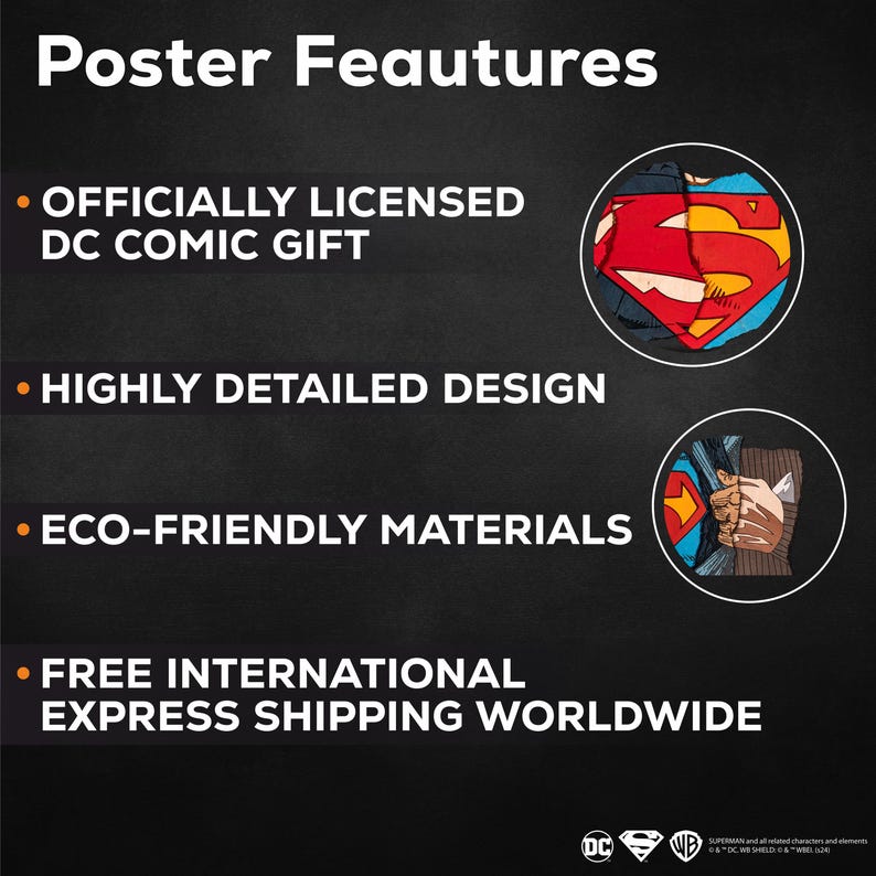 Superman Through the Years Poster | 3D Wooden Superman Poster ...