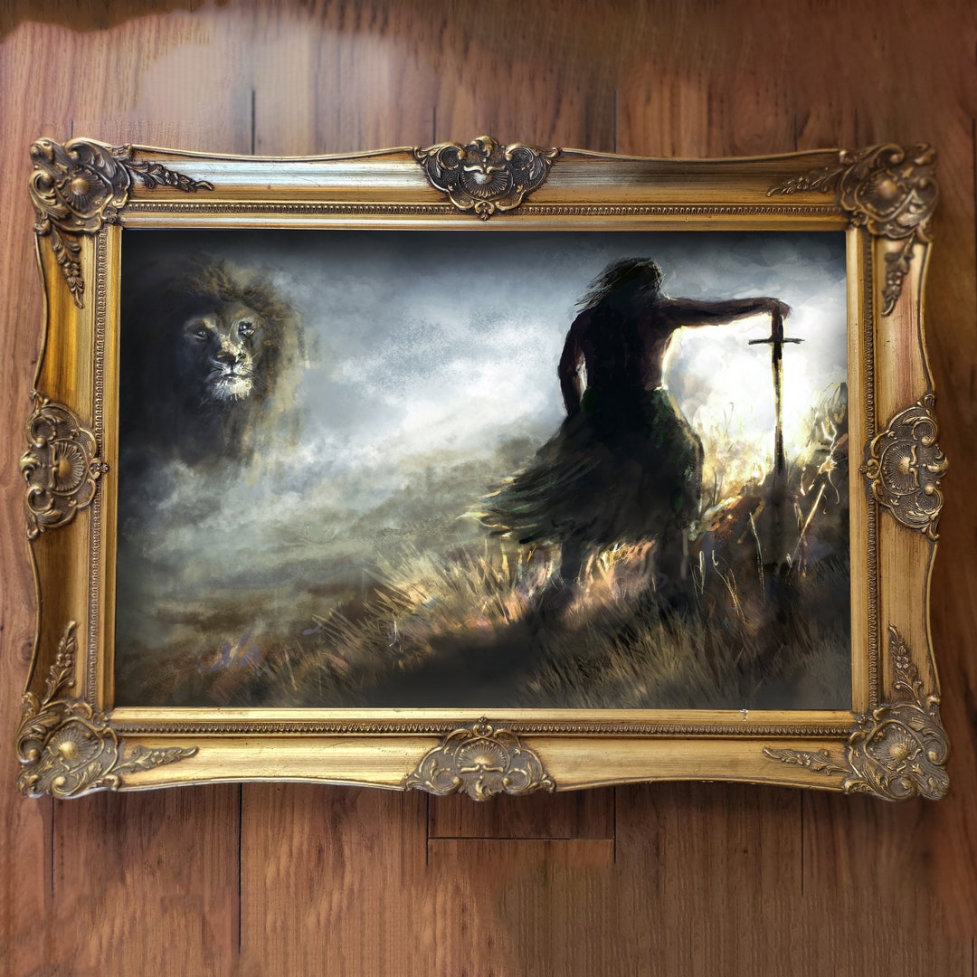 Legendary Warrior Fantasy Artwork Painting, Signed Print, Perfect Gift ...