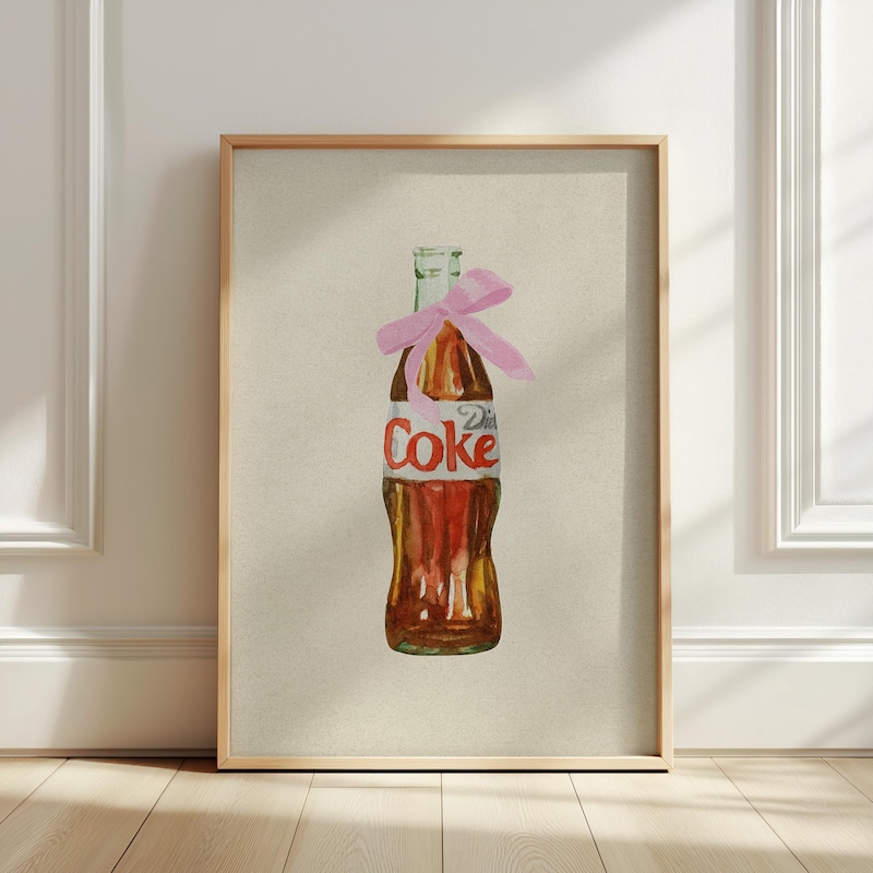Diet Coke Art With Frame - Etsy UK