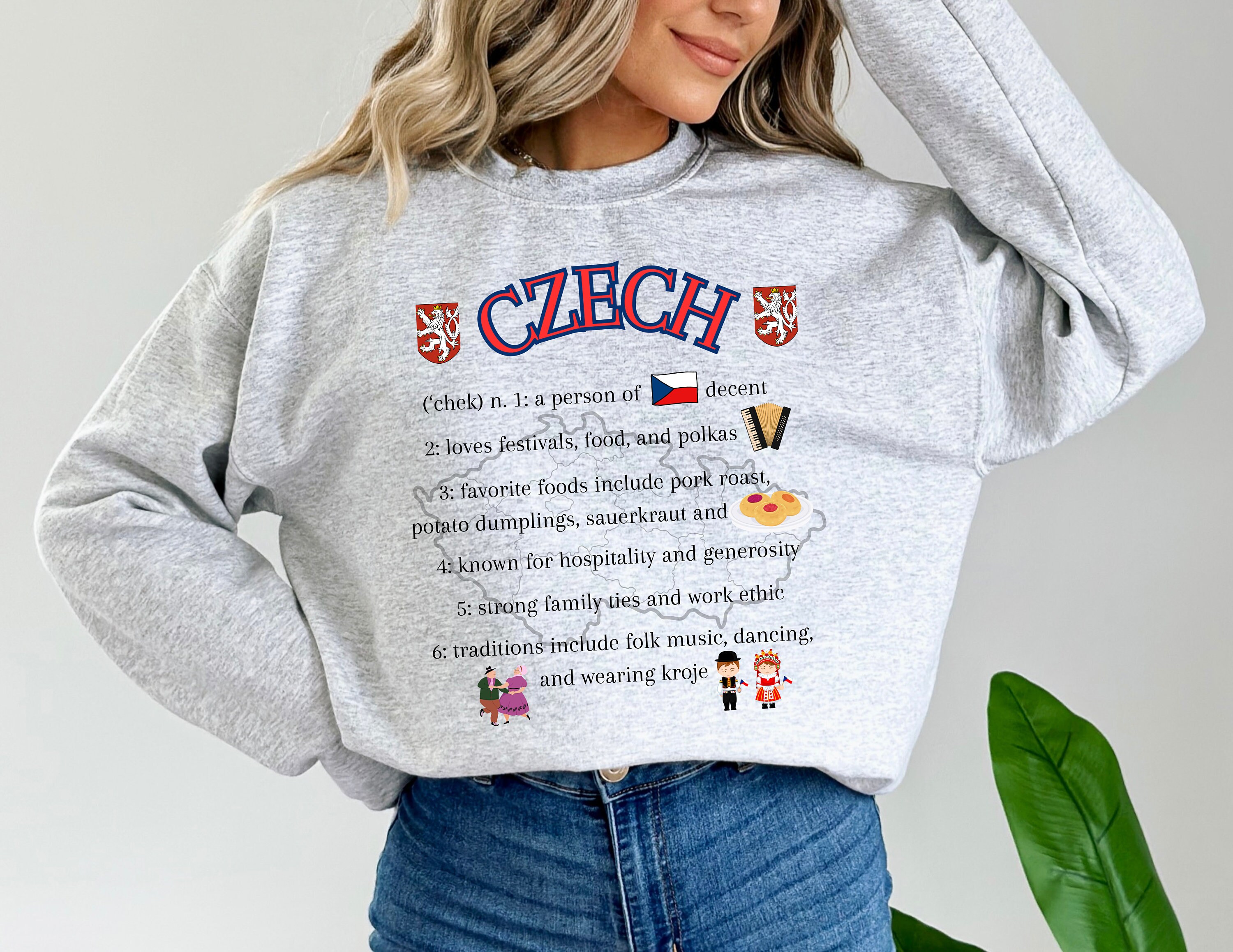 Czech Definition Sweatshirt, Czech Shirt, Czech Heritage Shirt, Czech ...