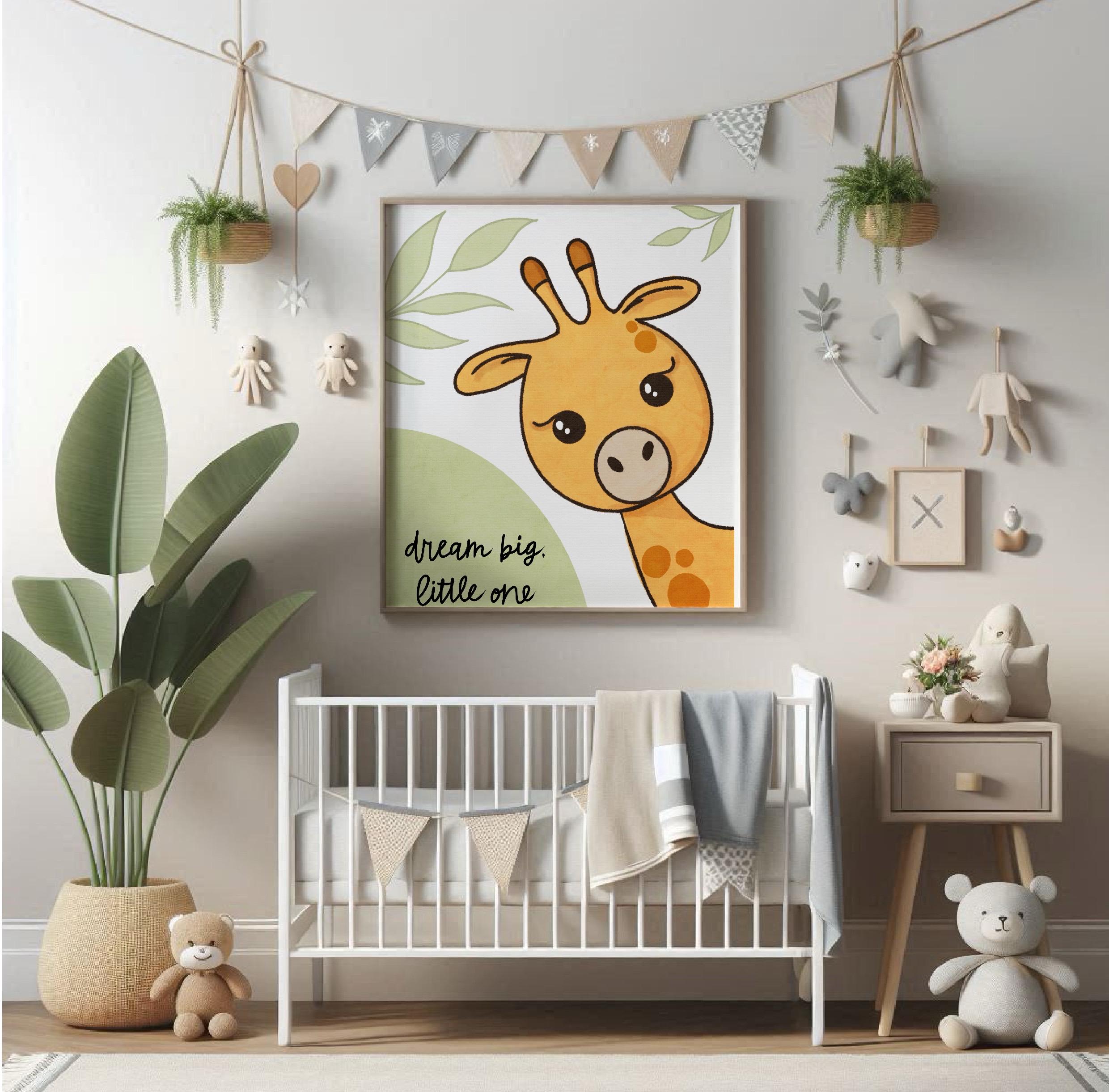 Nursery Poster Giraffe - Etsy