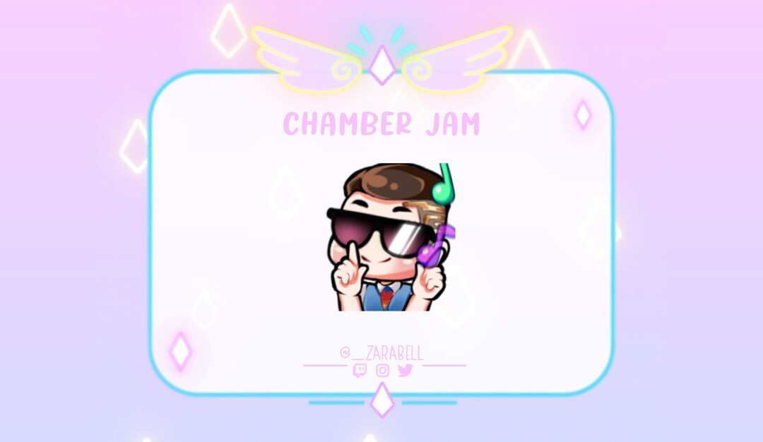 Cute Animated Valorant Chamber Jam Emote for Twitch, Youtube and ...