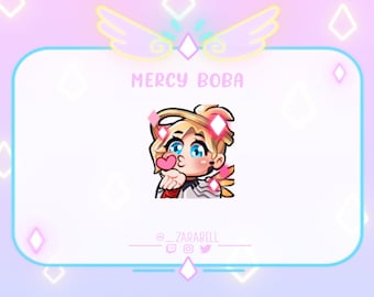 Cute Animated Mercy Pat Overwatch Emote for Twitch, Youtube and Discord ...