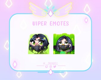 Valorant Viper Emotes for Twitch and Discord - Etsy