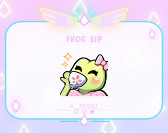 Cute Animated Frog Blink Emote /twitch Emote Pack /discord / Youtube ...