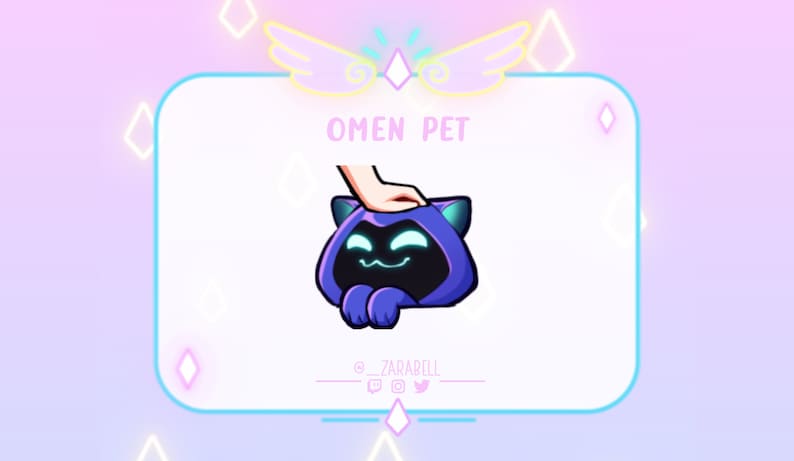 Cute Animated Valorant Omen Pet Emote for Twitch, Youtube and Discord ...