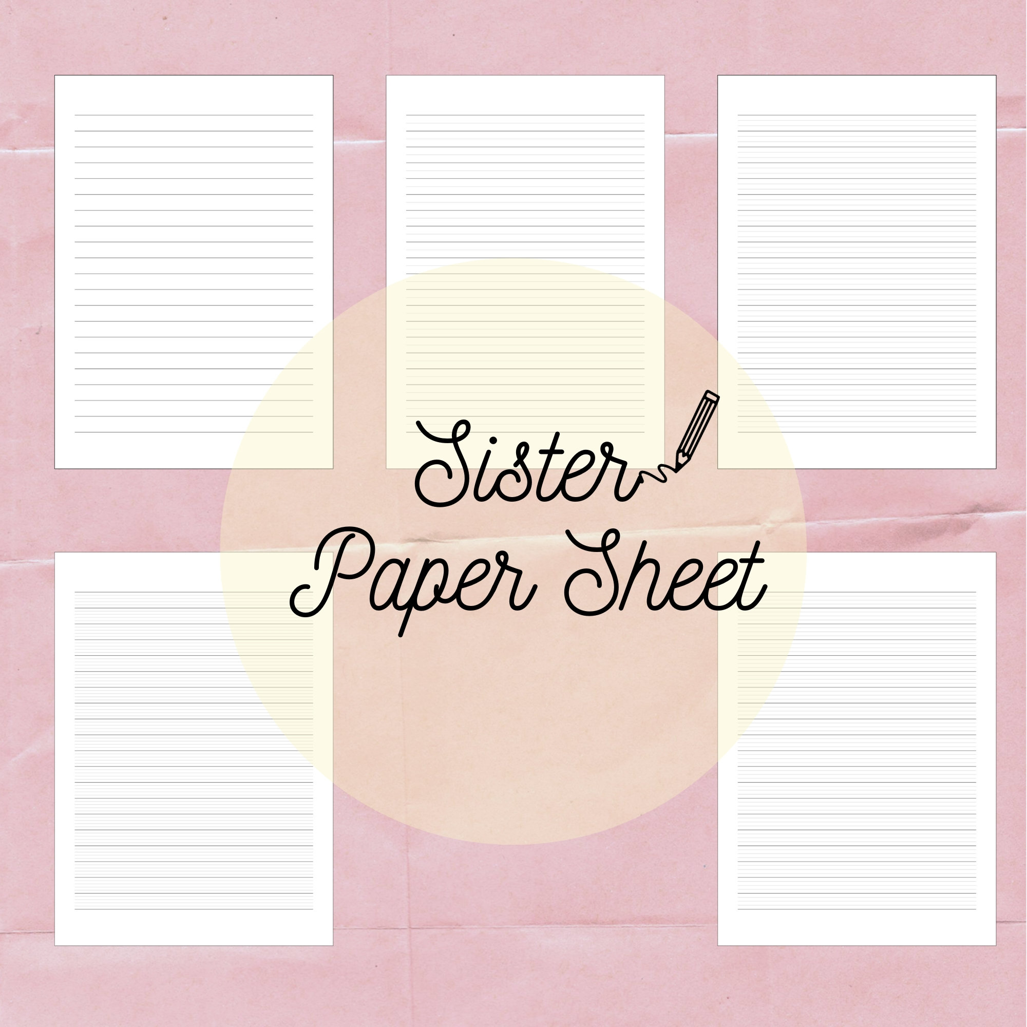 Printable Lined, Graph Grid Paper A4 20 Pages - Etsy