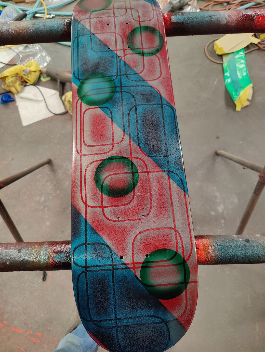Custom Painted Skate Deck - Etsy