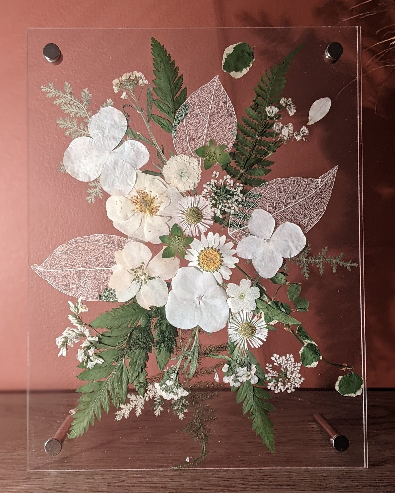 Handmade,pressed Flower Frame,floating Picture Frame,pressed Flower Art ...