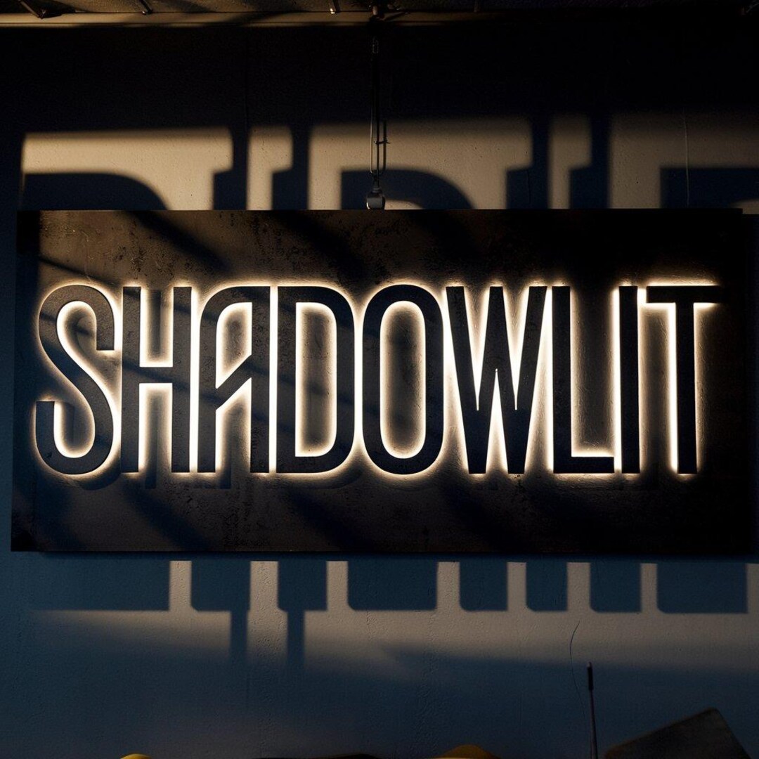 Led Backlit Signage, Custom Led Logo Sign, 3D Design Custom Logo Sign ...