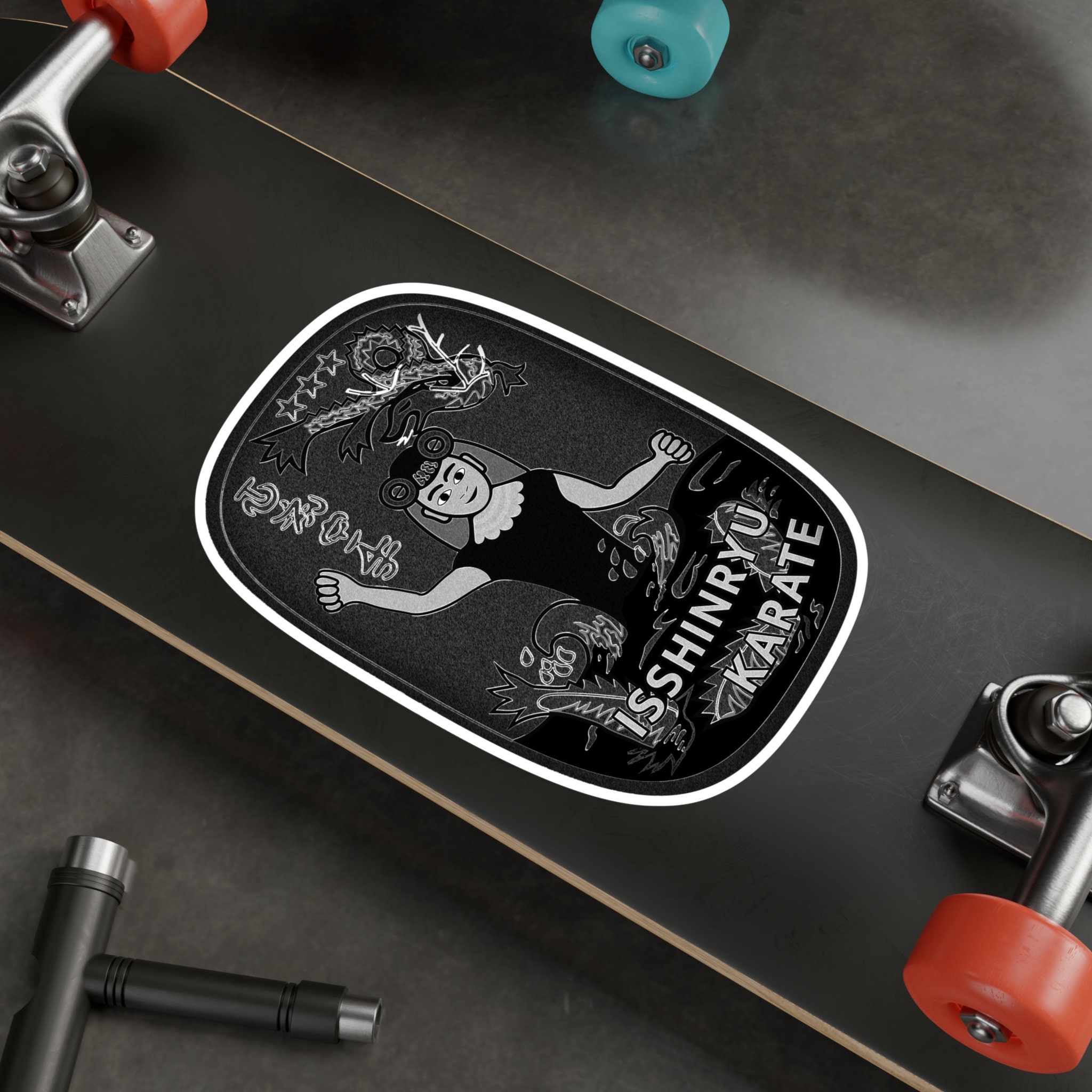 Black and White Mizugami Vinyl Decal, Megami Sticker, Isshinryu Karate ...